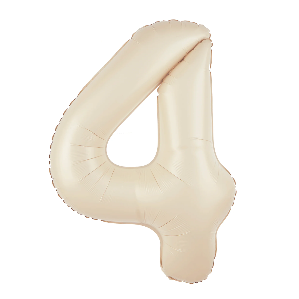 BALON BROJ 4 BEŽ 100cm - Hobbytex